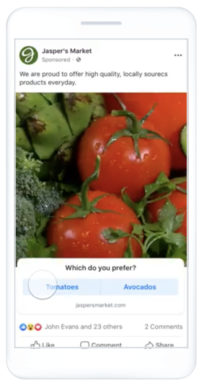 Facebook Poll Ads Allow Audiences to Engage | GroundFloor Media